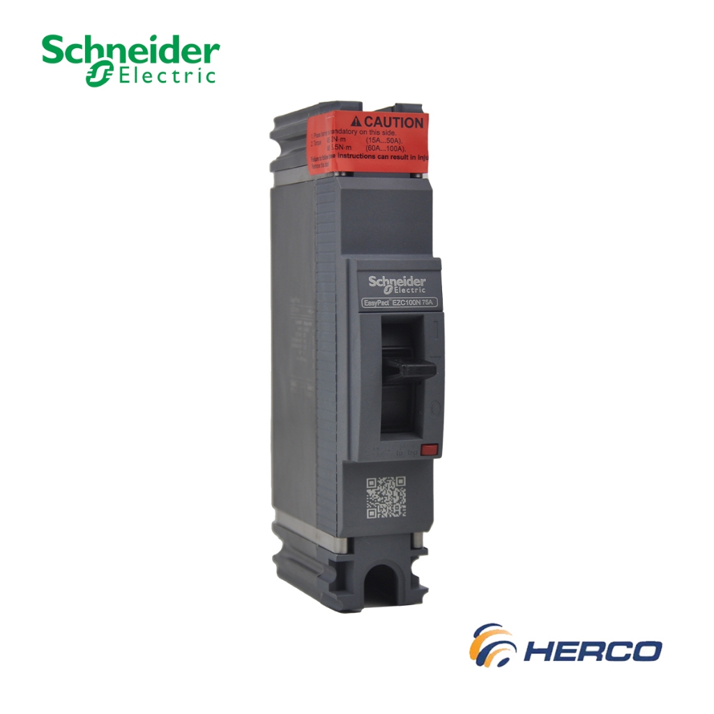 Schneider Easypact EZC100N-TMD 75A Circuit Breaker 1P 1D | Shopee ...