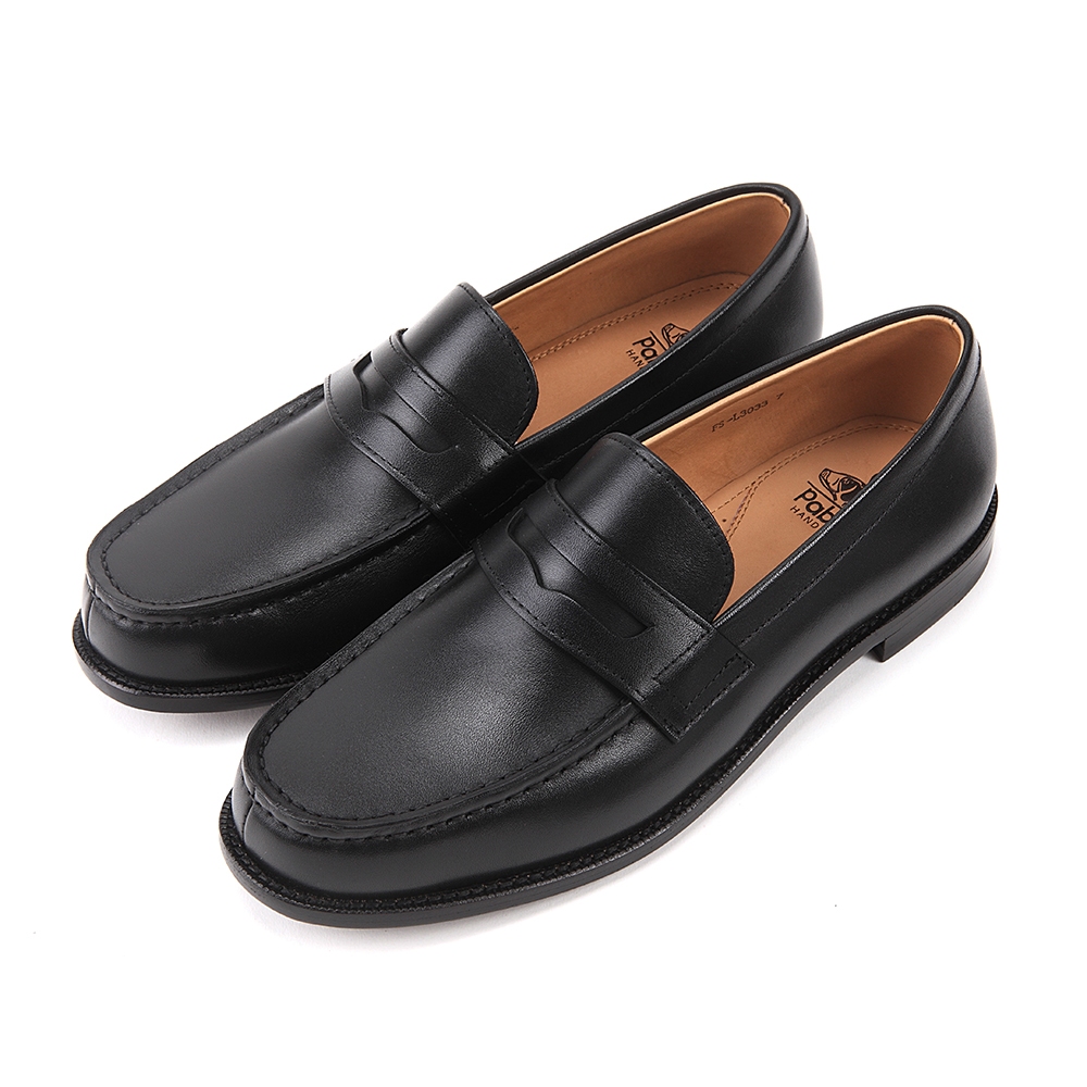 Pabder FS-L3033 Leather Loafers Black | Shopee Philippines