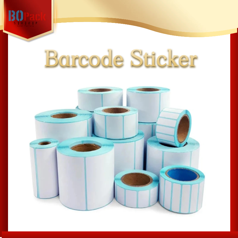 Thermal Paper roll Self Adhesive Stickers Barcode sticker Label Sticker ...