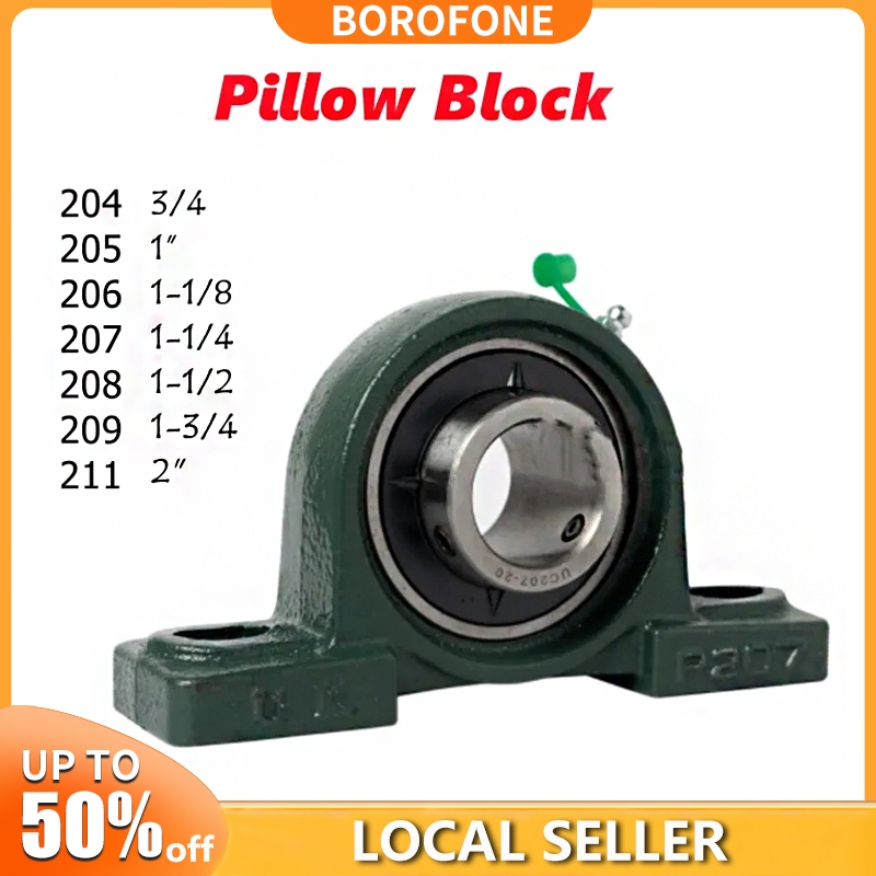Pillow Block Bearing with Wrench UCP-205 UCP-207 (Per Piece) | Shopee Philippines
