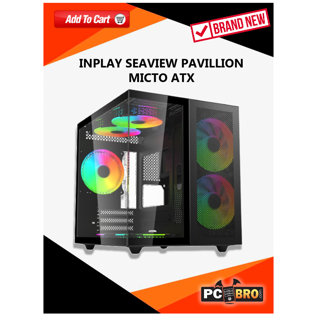 Seaview Pavillion Desktop Gaming case Mitx Matx | Shopee Philippines