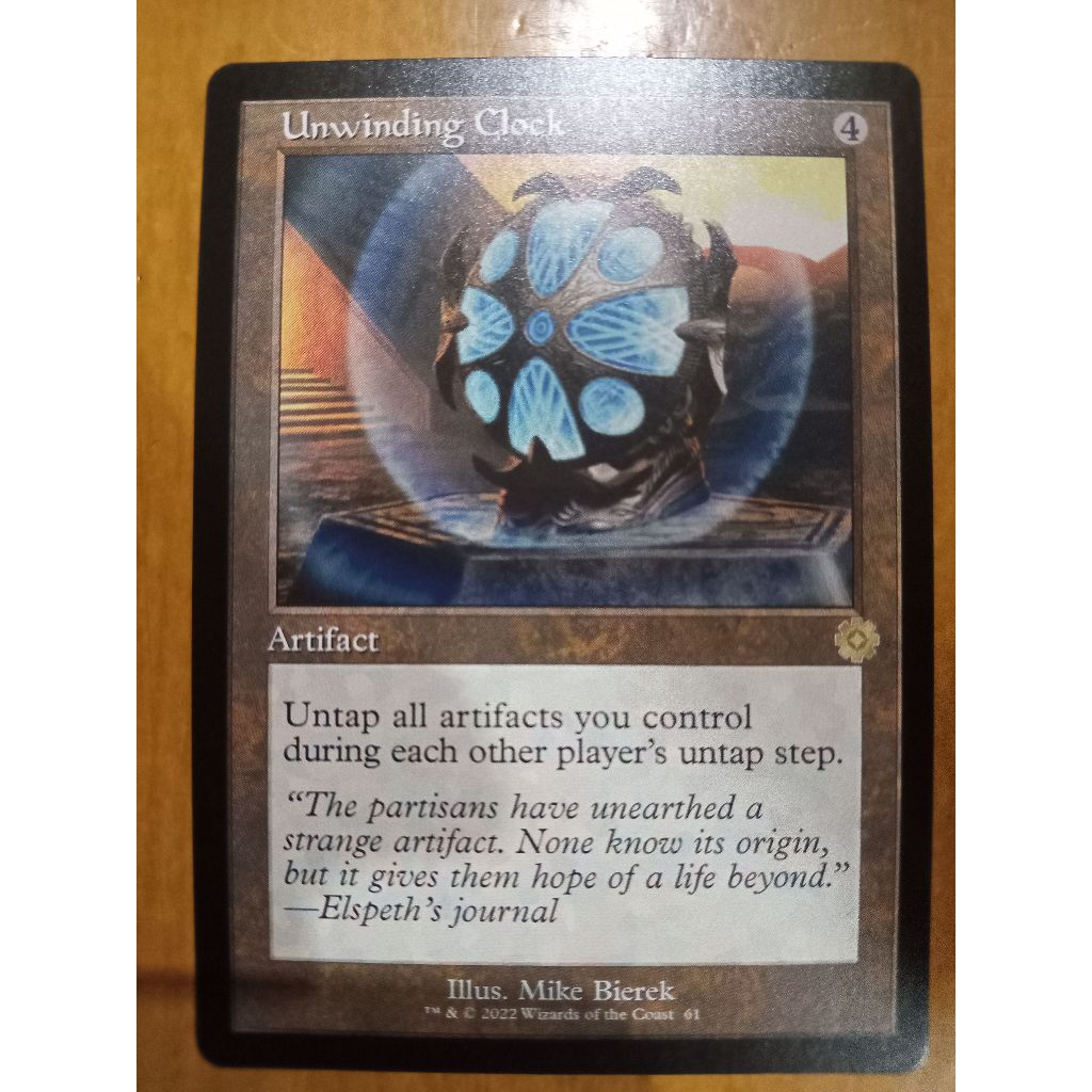 MTG Unwinding Clock Rare The Brothers' War Retro Artifacts Magic: the ...