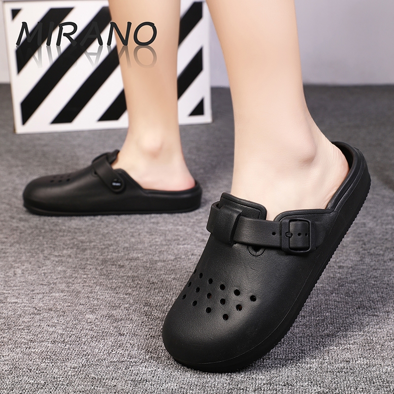 Korean new birken soft rubber flat sandals for men Mirano Slippers ...
