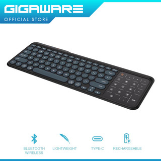 Gigaware KS003 Bluetooth 3-Channels Wireless Keyboard with Touch Screen ...