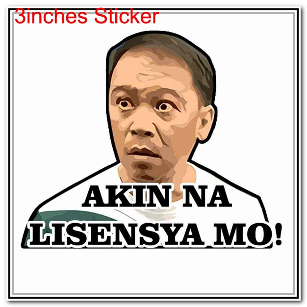 Akin na Lisensya Mo Vinyl Sticker Decals Decal for Car Tumbler ...