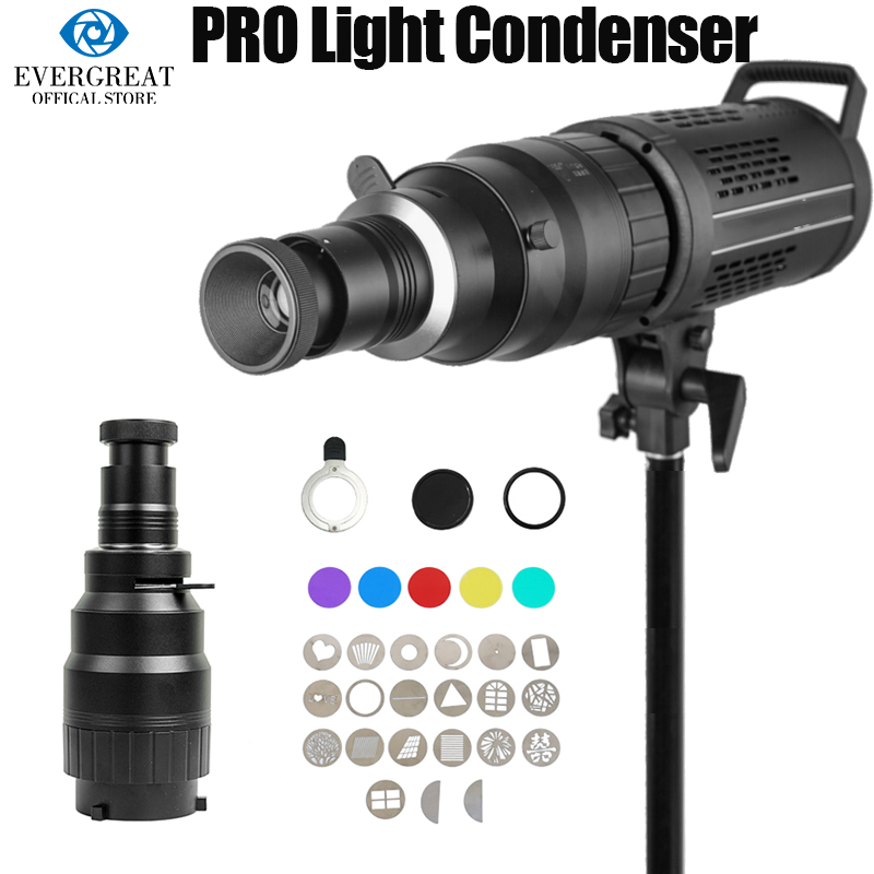 Professional Projector For Bowens Mount Video Light Metal 5 Color Light ...