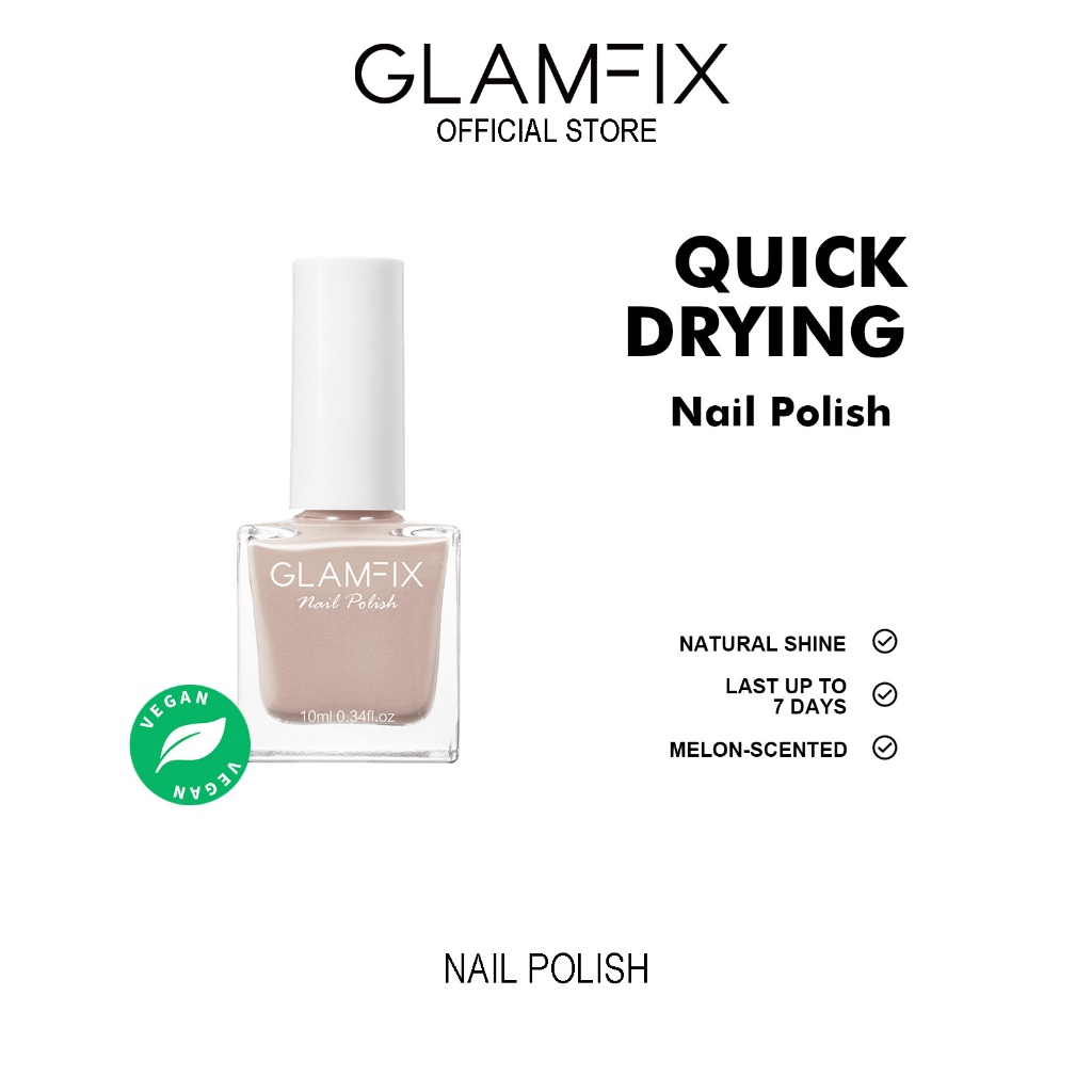 GLAMFIX Nail Polish Taro- Nail Polish Natural Shine Purple Violet ...