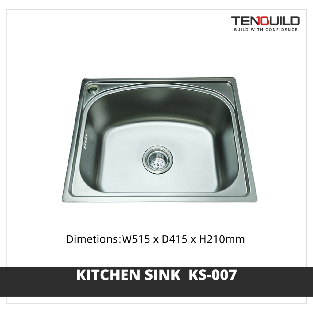 Tenbuild Stainless Kitchen Sink KS-007 | Shopee Philippines