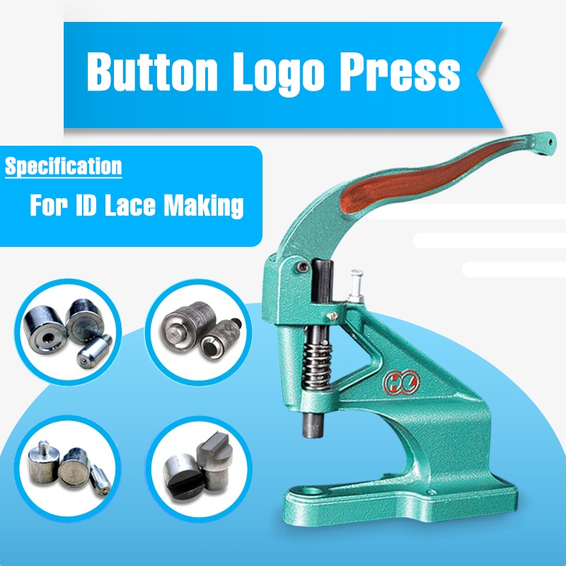ID Lace Button Logo Press Body Only Or With Mold Green Color | Shopee ...