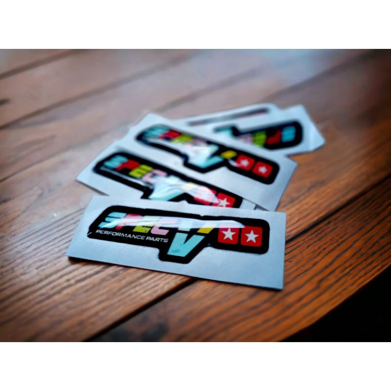SPEC V 3D EMBLEM | JELLY EMBOSSED STICKER | Shopee Philippines