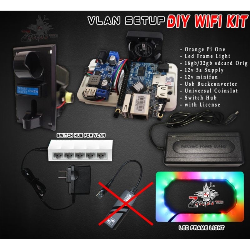 DIY WIFI KIT | Orange Pi One 1gb Kit | Diy kit for Pisowifi Piso wifi | Shopee Philippines