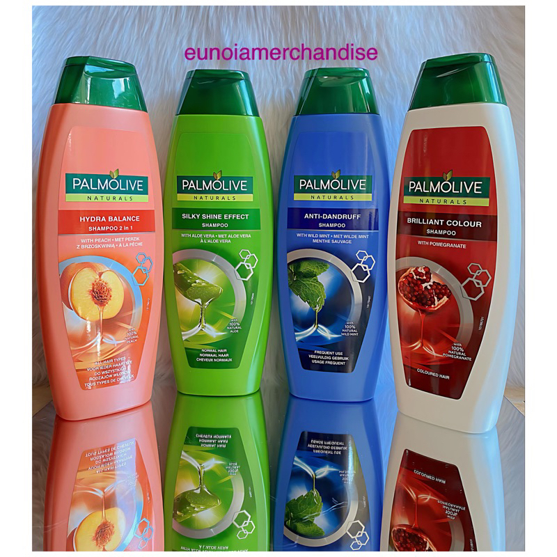 350ml Palmolive Naturals Shampoo Brilliant Colour/Silky Shine Effect ...
