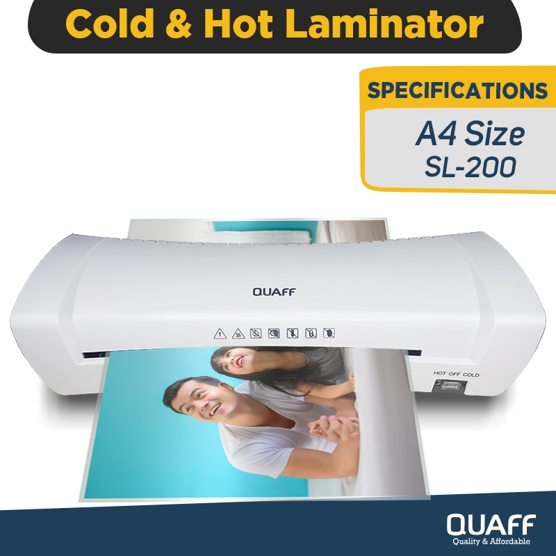 (PROMO PACKAGE) QUAFF MINI A4 Laminator SL-200 +Photo Top A4 Glossy+ ...