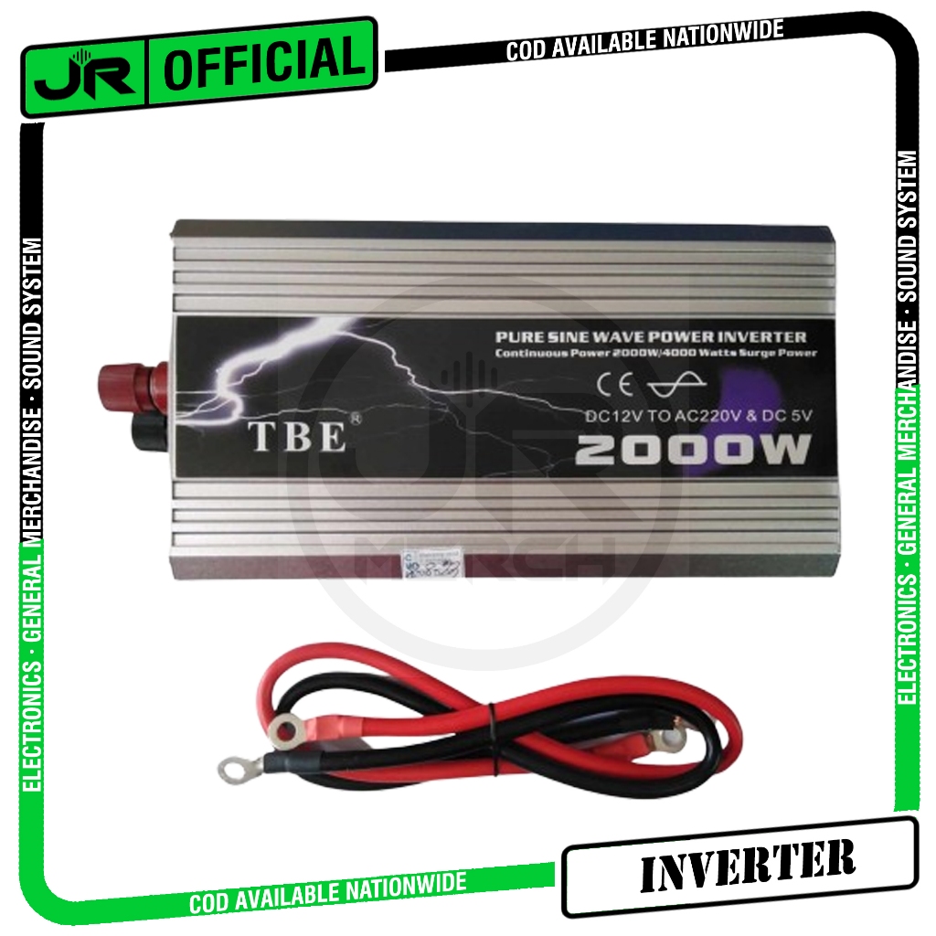 TBE PURE SINEWAVE 2000W INVERTER (TBE-2000W) | Shopee Philippines