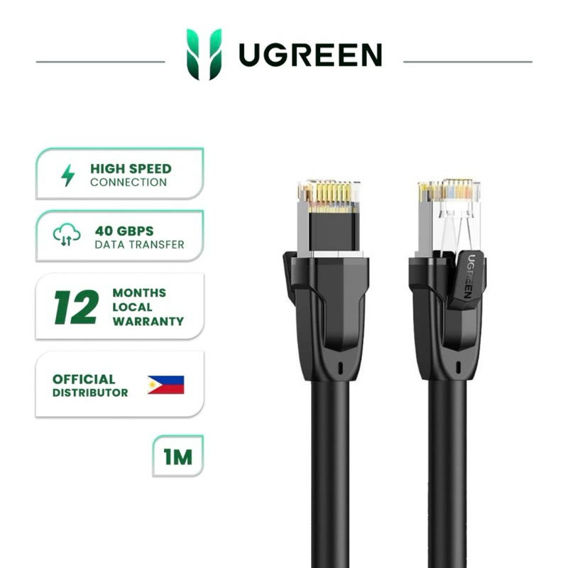 Ugreen Cat8 Ethernet Cable RJ 45 Network Cable UTP S/FTP Lan Cable ...