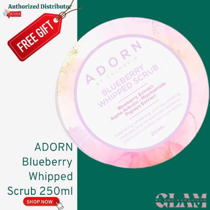 Adorn Blueberry Whipped Scrub 250ml | Shopee Philippines