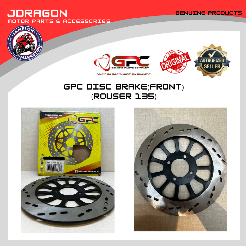 GPC FRONT DISK BRAKE ROTOR (ROUSER 135) | Shopee Philippines