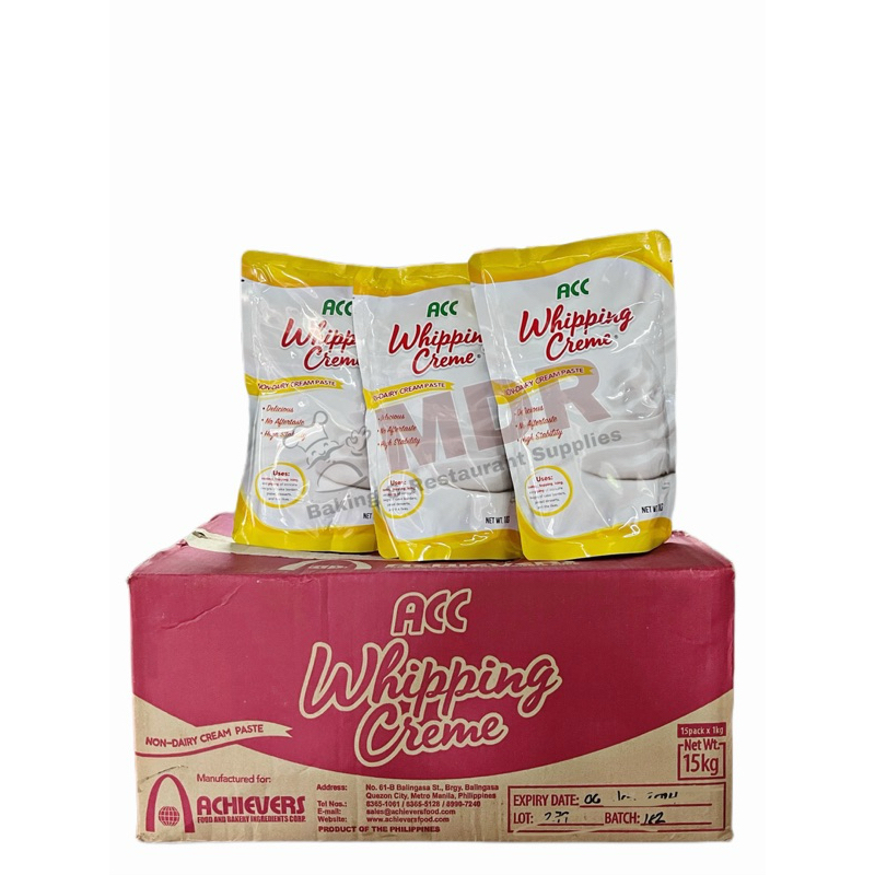 ACC Whipping Creme 1 Box (15 x 1KG) like whippit - DECEMBER 2024 ...