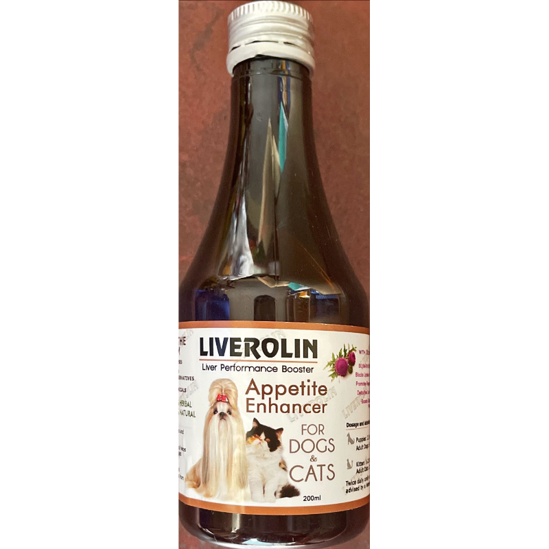 Liverolin Liver Performance Booster Appetite Enhancer for Dogs & Cats ...