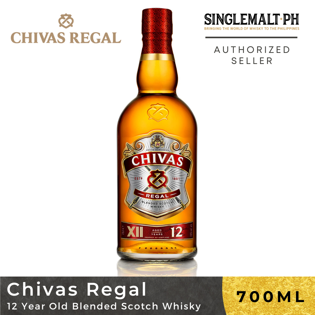 Chivas Regal 12 Year Old Blended Scotch Whisky 70cl | Shopee Philippines