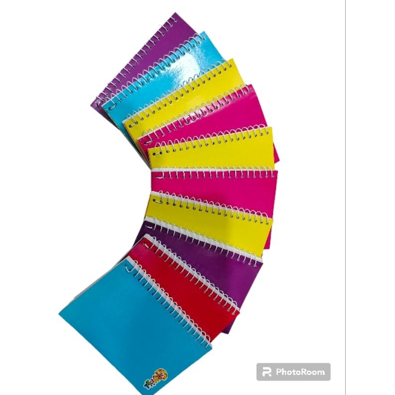 10pcs Thickler notebook asstd color. (ibig sabihin pocket size ...