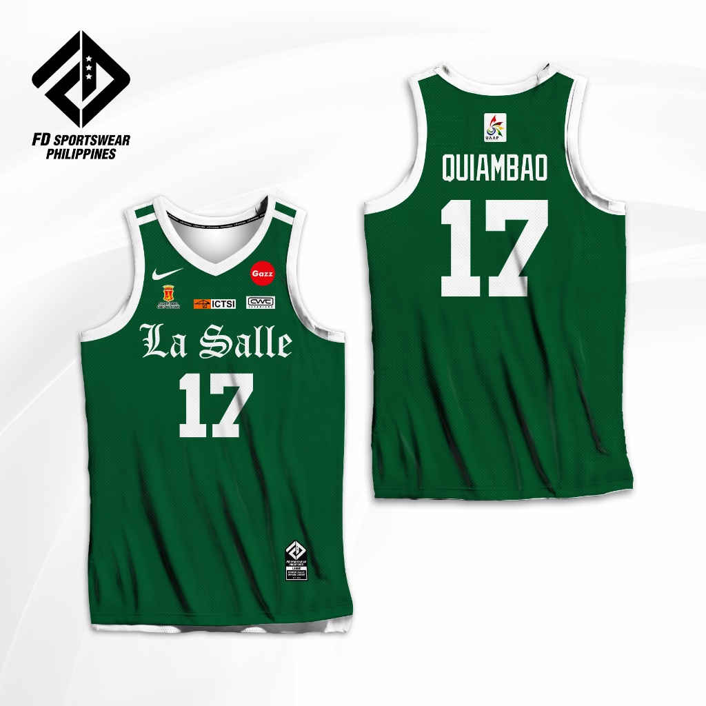 ANIMO LA SALLE 2024 UAAP GREEN FULL SUBLIMATED JERSEY | Shopee Philippines