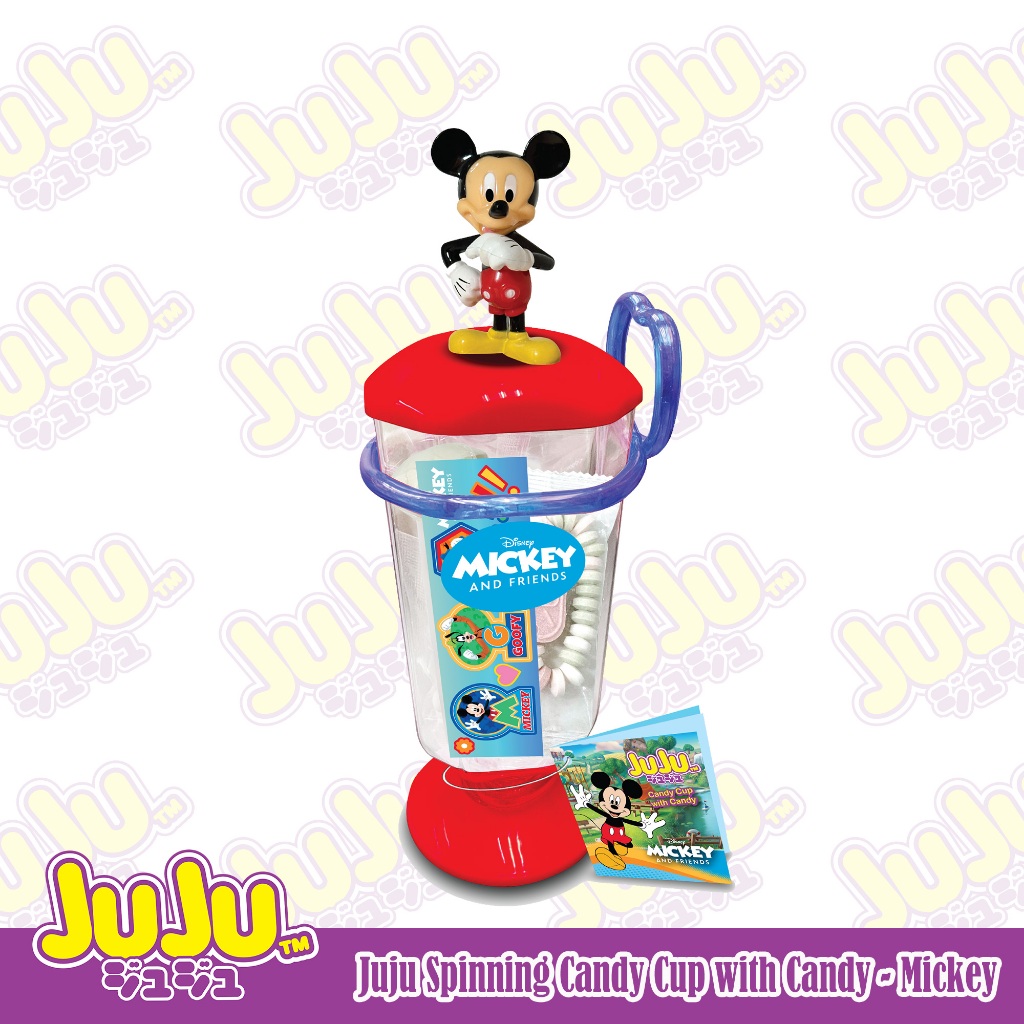 Juju Spinning Candy Cup with Candy and Collectibles - Mickey Mouse and ...