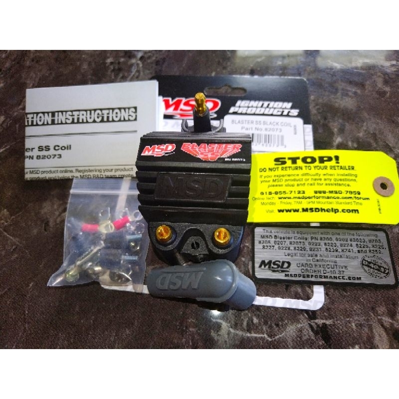 MSD ORIGINAL IGNITION BLASTER SS COIL ( for fi and carb motorcycles ...