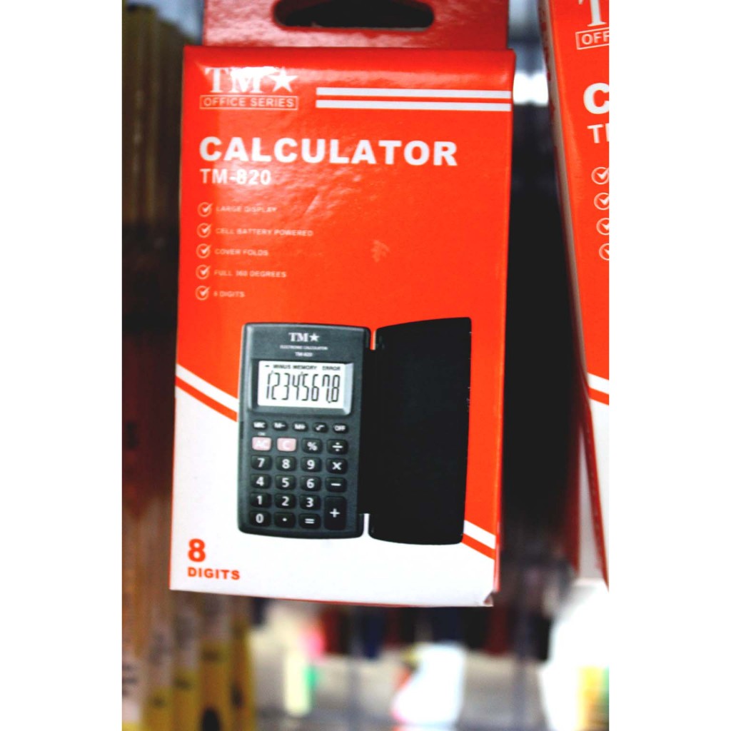 TM CALCULATOR TM-820 ( POCKET CALCULATOR) | Shopee Philippines