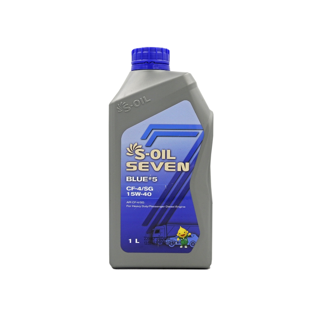 S-OIL Seven Blue #5 15W40 CF-4/SG Mineral-Based Diesel Engine Oil (1 ...