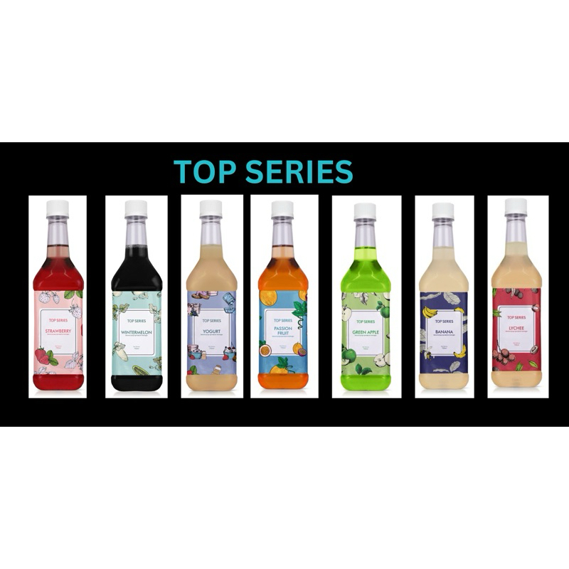 Top Creamery Fruity Syrup 750mL( Wintermelon, Banana, Peach, Blueberry ...