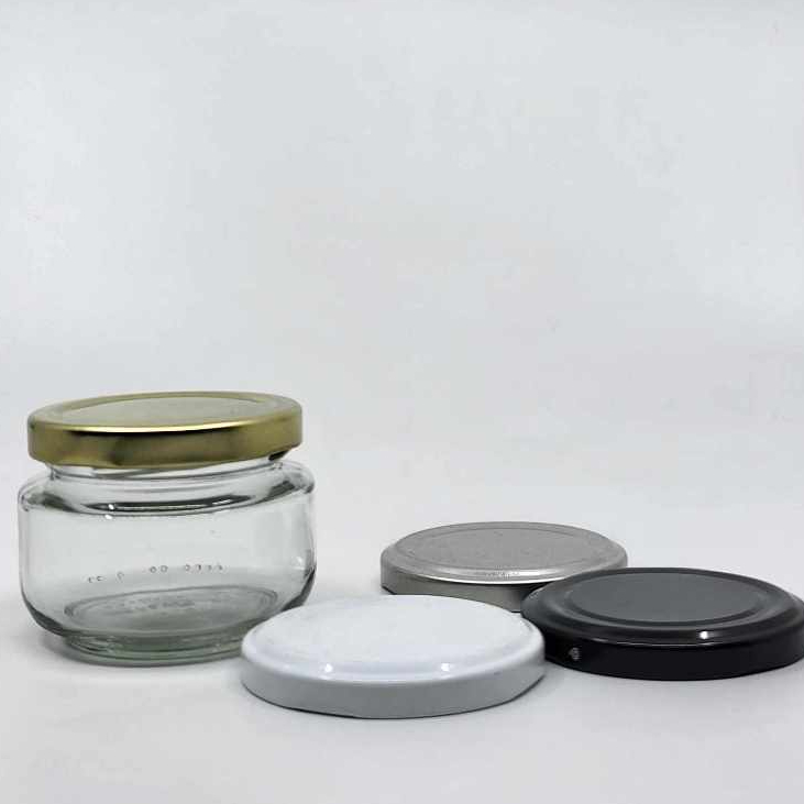 4oz M7471 Short Glass JAr with Metal Lug Cap | Shopee Philippines