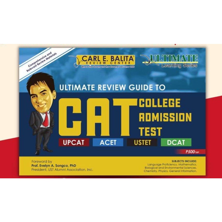 CBRC College Admission Test (CAT) Reviewer UPCAT, ACET, USTET, DCAT ...