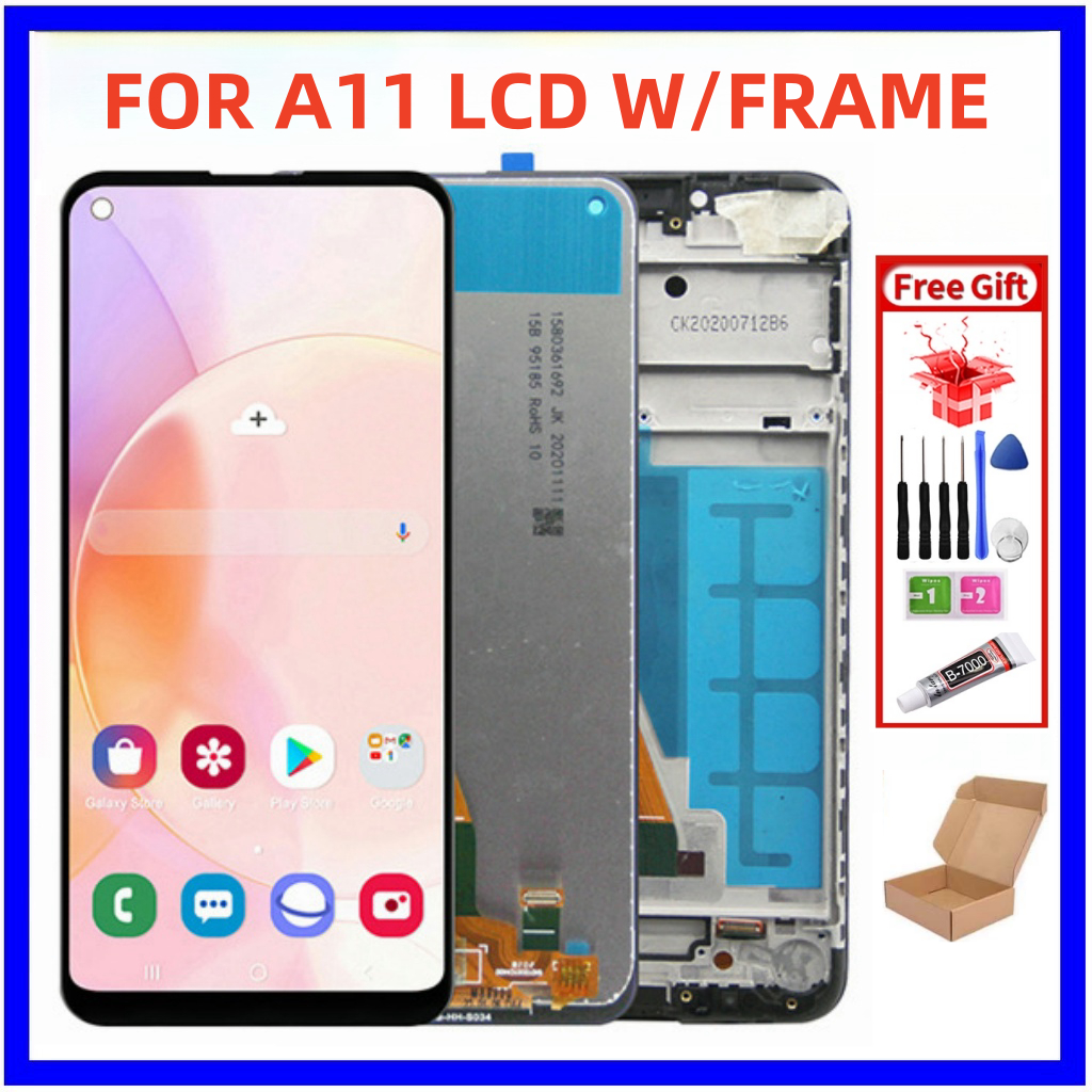 LCD With Frame For Samsung Galaxy A11 A115F A115F/DS Display Touch ...