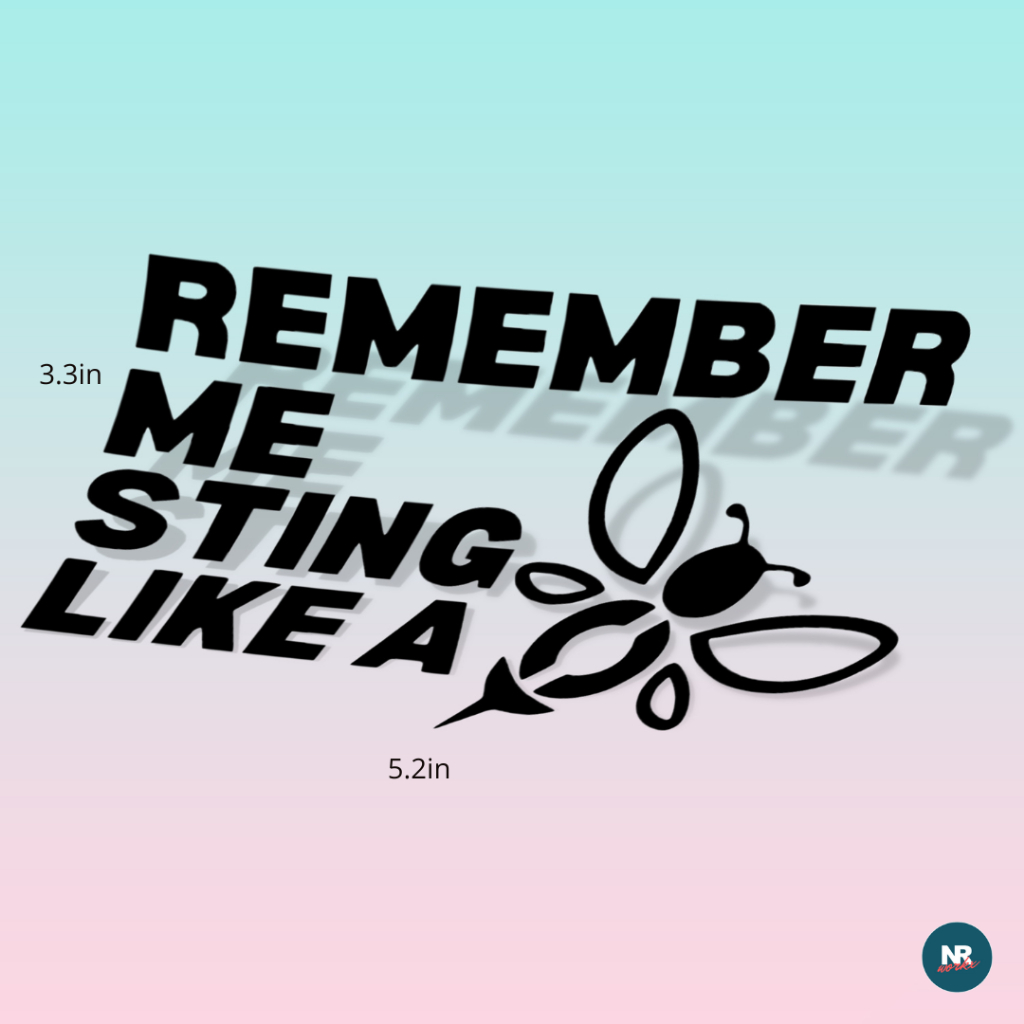 Babymonster Batter Up Remember Me Sting Like A Bee Vinyl Decal Kpop ...