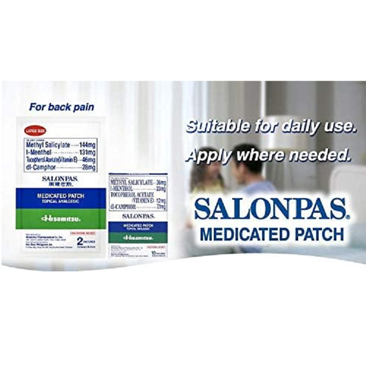 Authentic Salonpas Medicated Patch 10 Patches | Shopee Philippines