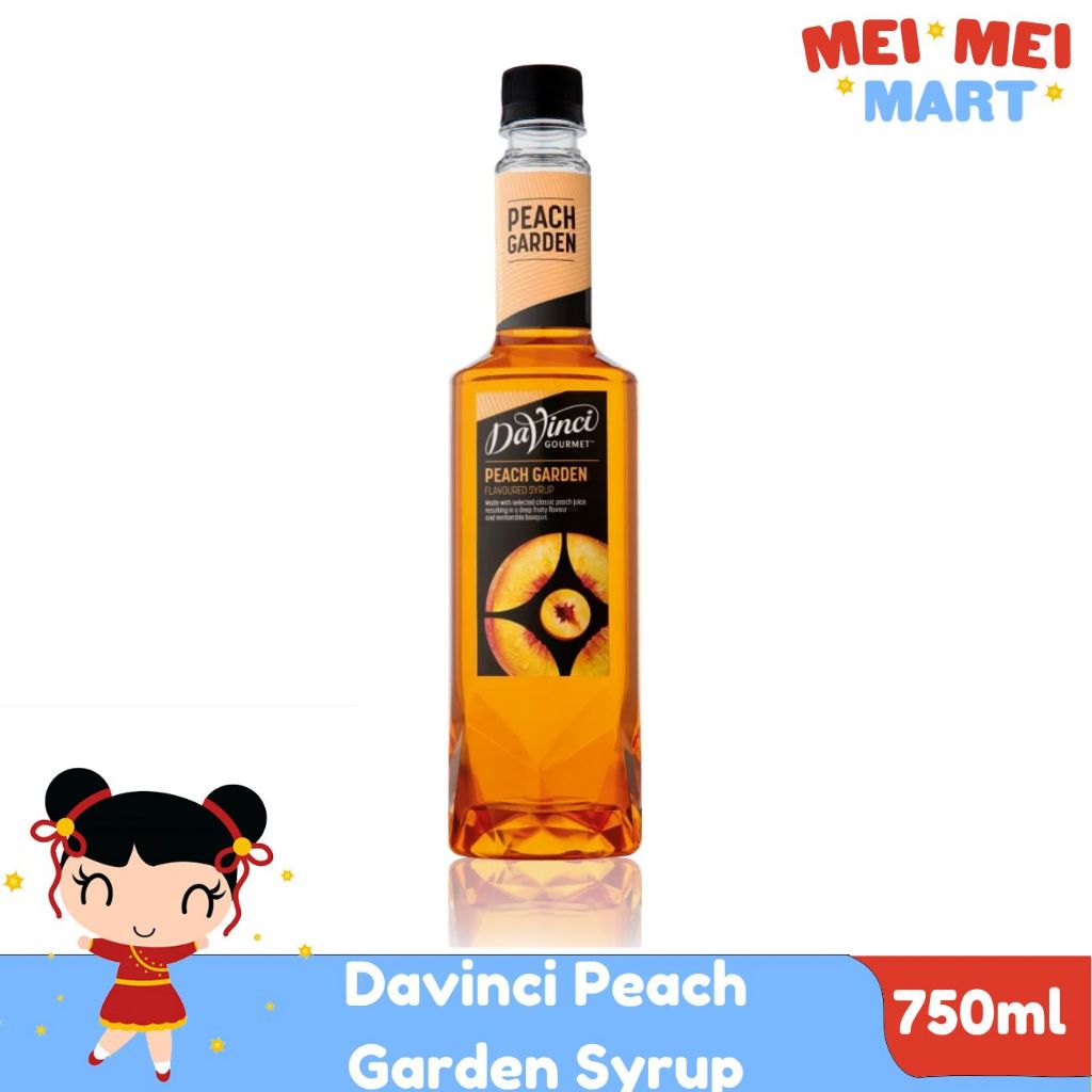 DaVinci Gourmet Peach Garden Syrup 750ml | Shopee Philippines