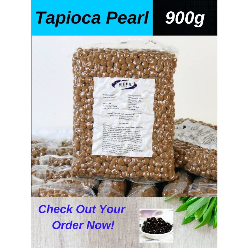 Tapioca Pearls, Black Pearls, Boba Pearls, Milk Tea Pearl 900grams | Shopee Philippines