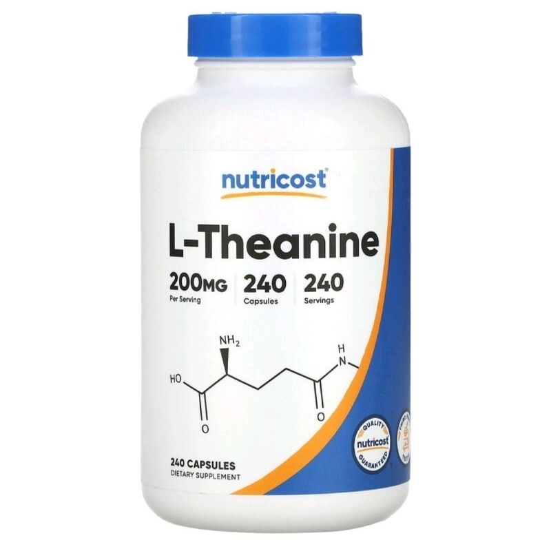 Nutricost L-Theanine 200mg - 120 Caps | Shopee Philippines