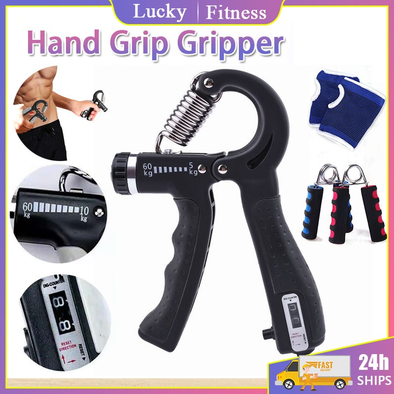 Gripper R-Shape Adjustable Countable hand Grip Strength Exercise ...