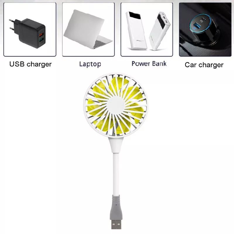 USB FAN Flexible Usb Air Cooling Cooler Powered For Laptop | Shopee ...