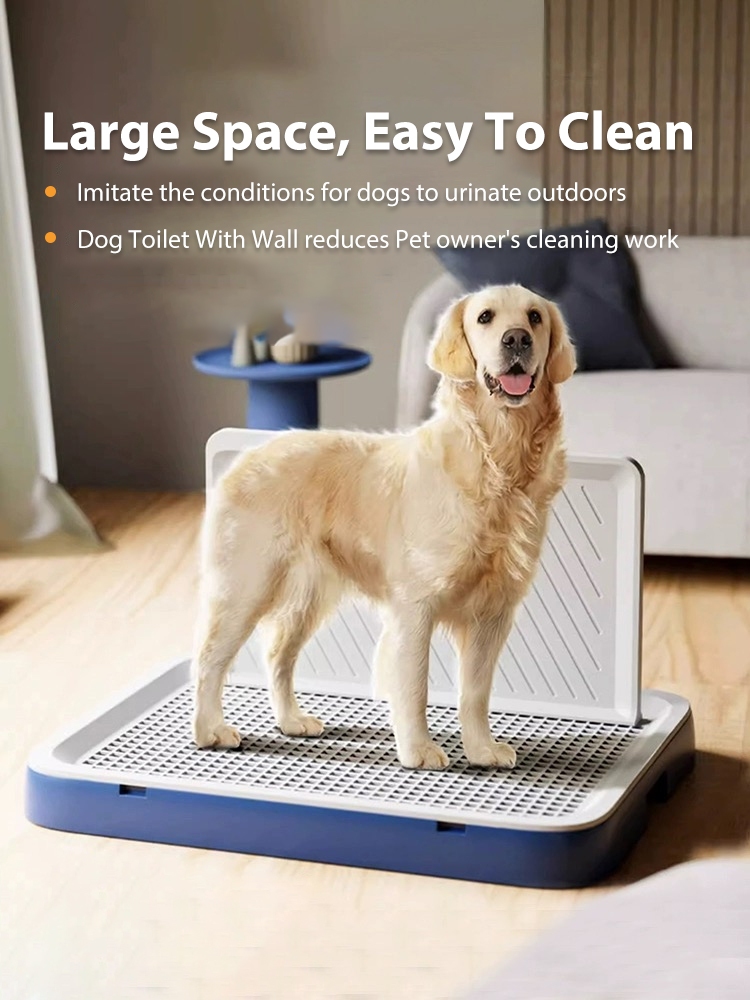 High-Quality Dog Training Potty Pad With Wall Anti-Splashing Pet Toilet ...