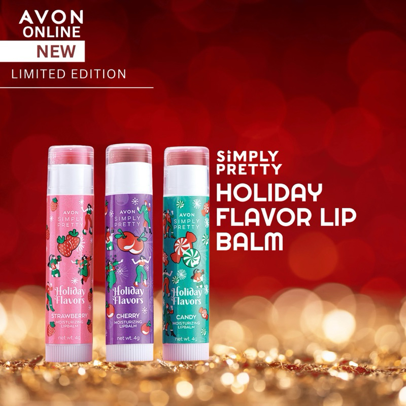 Avon Simply Pretty Holiday Flavors Lip Balm 4g | Shopee Philippines