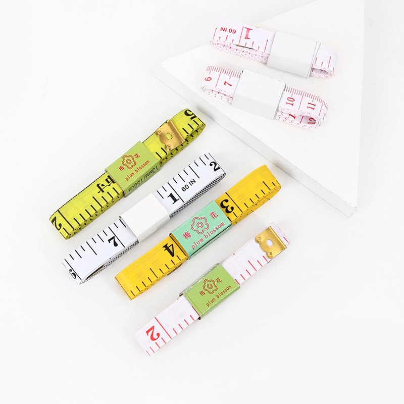 60" 1.5M Sewing Cloth Tailor Soft Flat Tape Body Measuring Ruler soft ...