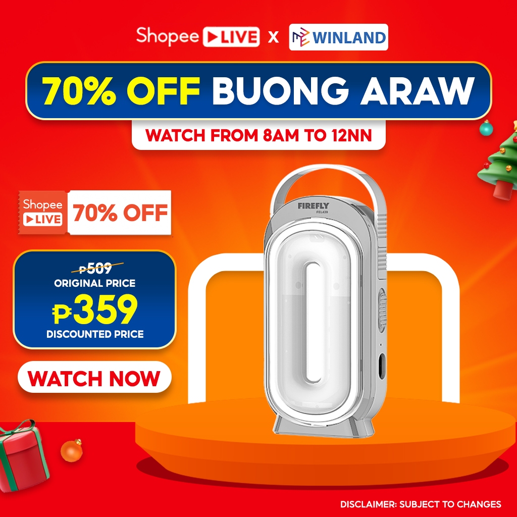 Firefly by Winland Flashlight Emergency Lamp Rechargeable Handy ...