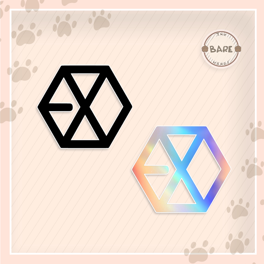 EXO [Logo] Decal Stickers Eribong Exo-L by twobarehands | Shopee ...