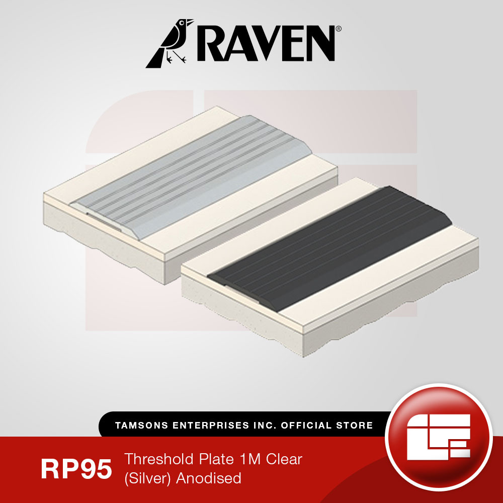 Raven RP95 CA Threshold Plate 1M Clear (Silver) Anodised | Shopee ...
