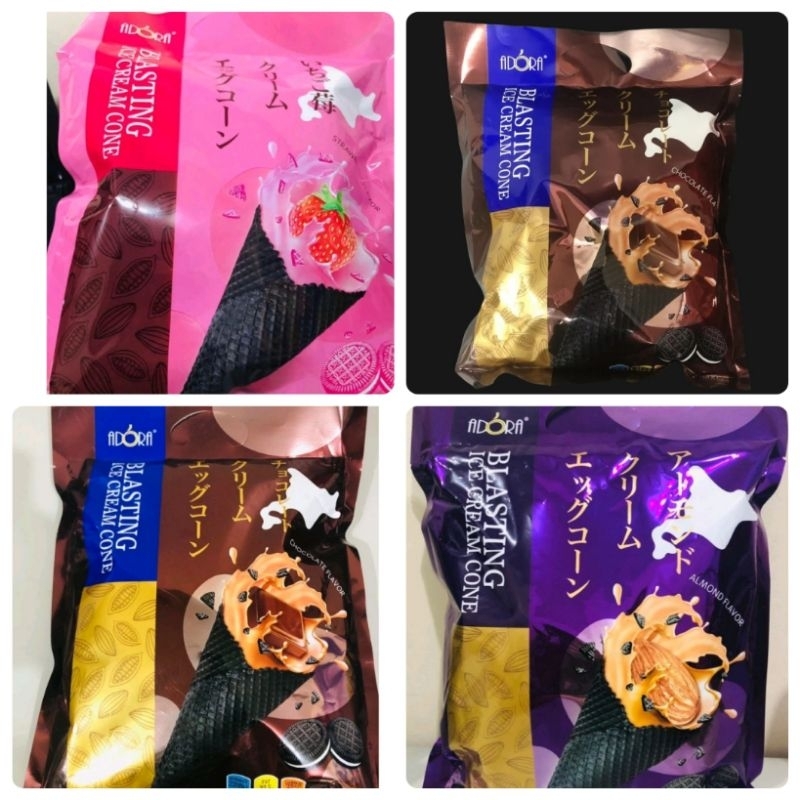 Adora Blasting Ice Cream Cone 300g 27-28pcs | Shopee Philippines