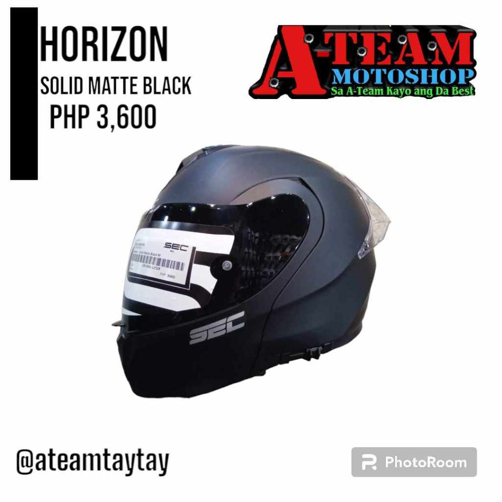 SEC HELMET FULL FACE HORIZON | Shopee Philippines