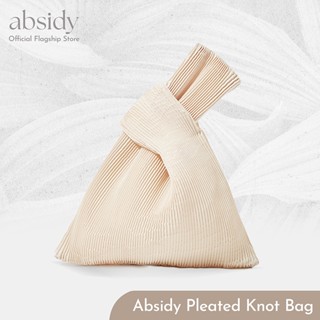 Absidy Pleated Knot Bag (Cream) | Shopee Philippines